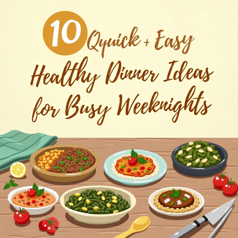10 Quick and Easy Healthy Dinner Ideas for Busy Weeknights